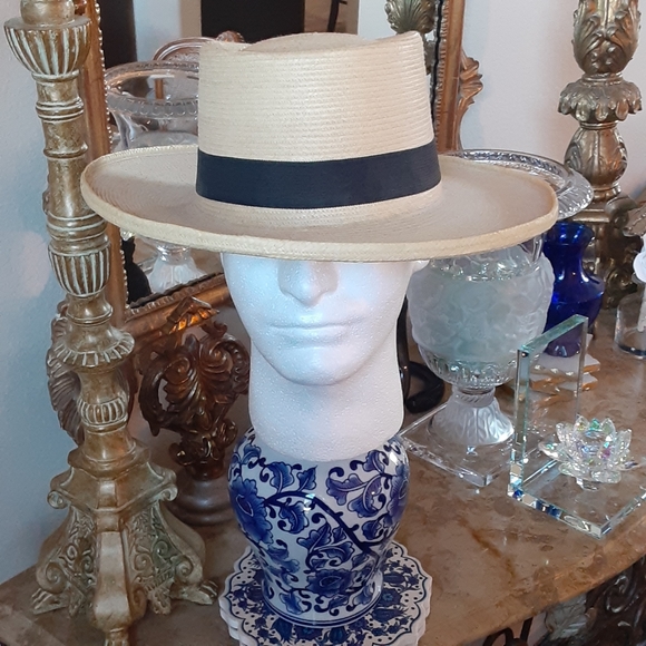 Maya-quiche | Accessories | Handcrafted Palm Leaf Turned Brim Oval Hat ...